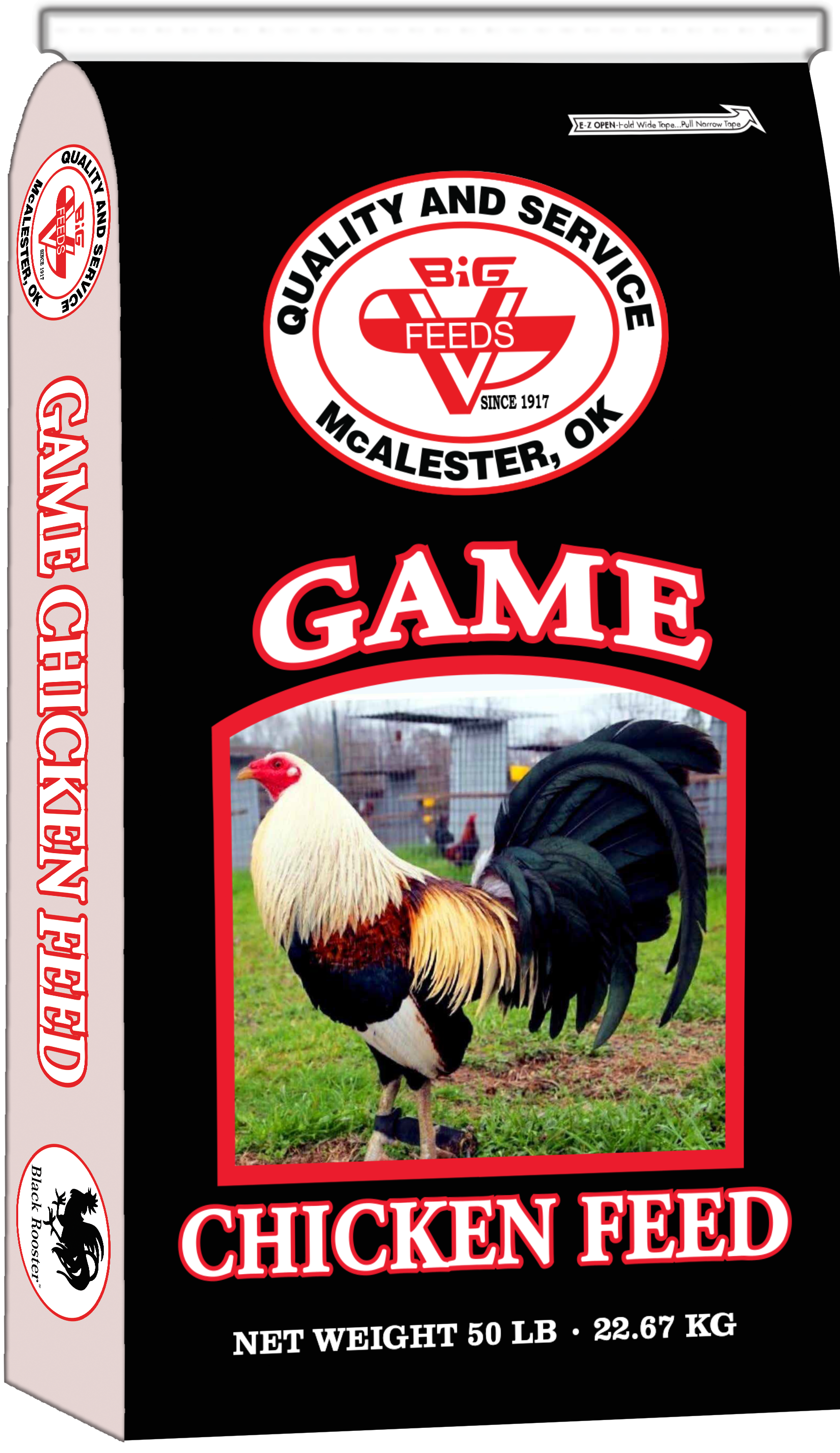 GAME COCK MAINTENANCE FEED (BLACK ROOSTER) - Bradberry's Best